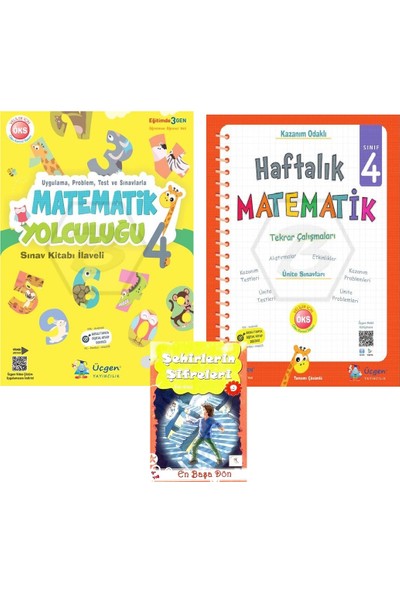 Üçgen Yayıncılık 4. Sınıf Matematik Yolculuğu + Haftalık Matematik