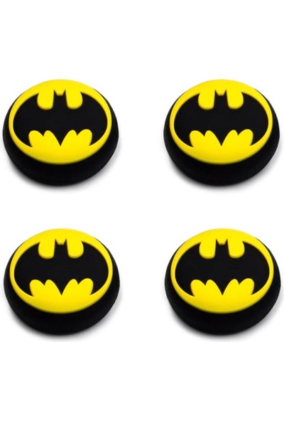 Cafele Desenli Sony Ps5/ps4/ps3 Analog Koruyucu Silikon Pad-Batman
