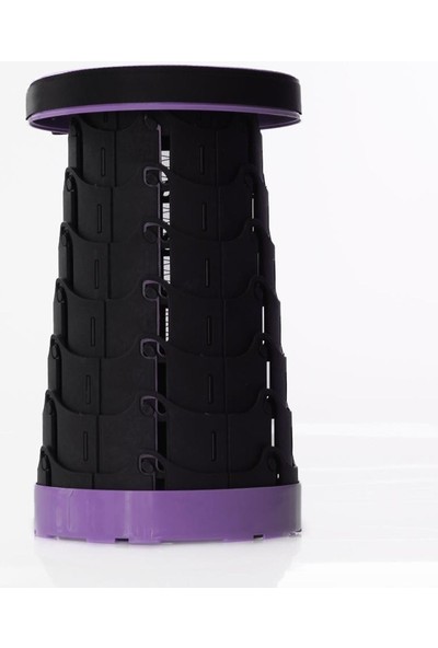 Teleskopik Katlanabilir, Taşınabilir Tabure-Lila