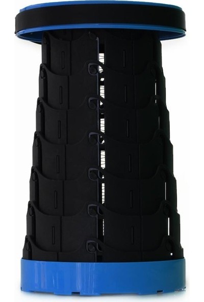 Teleskopik Katlanabilir, Taşınabilir Tabure-Mavi