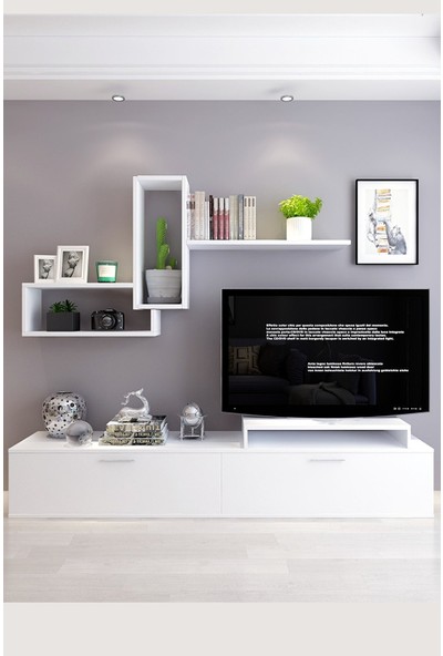 Roma Tv Ünitesi Beyaz