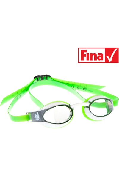 Mad Wave Racing Goggles X-Look Green One Size