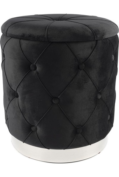 Mikasa Moor Siyah Puf 40X45CM Mikasa Moor Siyah Puf 40X45CM