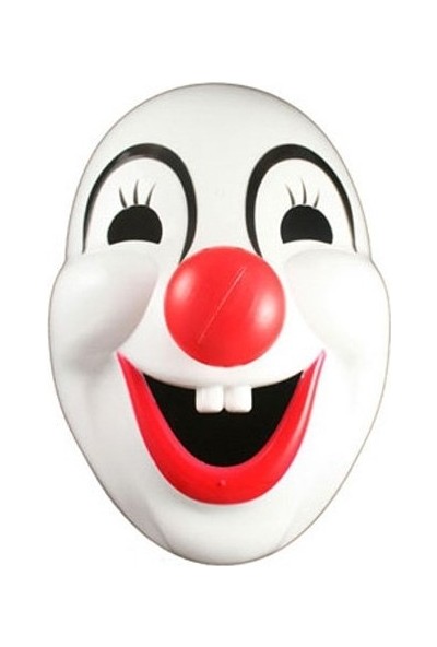 Renklidükkan Sevimli Palyaço Maskesi