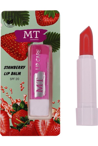 MT Çilek Özlü Dudak Nemlendirici 5g