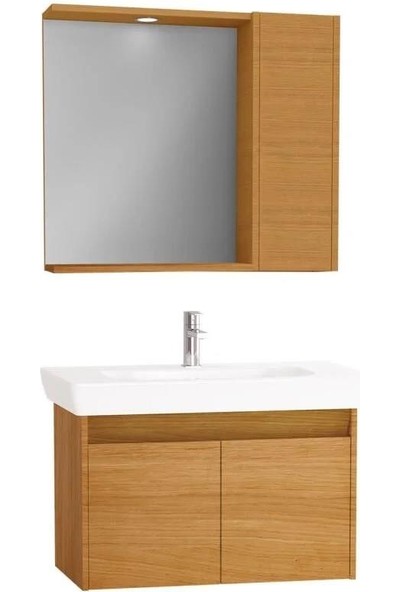 Vitra Step 85 cm Tik Banyo Dolabı Takımı 61533 Vitra Step 85 cm Tik Banyo Dolabı Takımı 61533