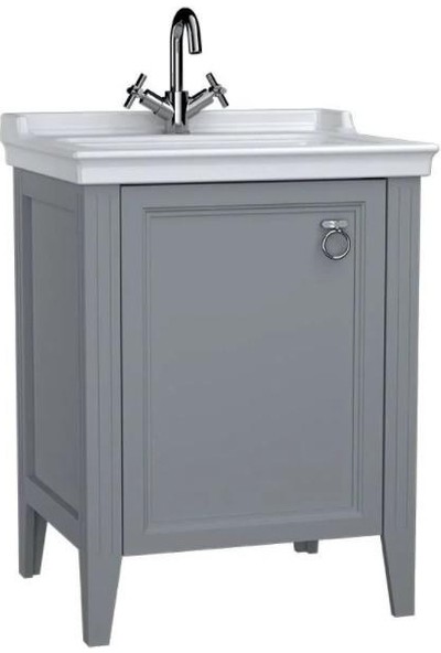 Vitra Valarte 65CM Mat Gri Alt Modül ve Lavabo 62151