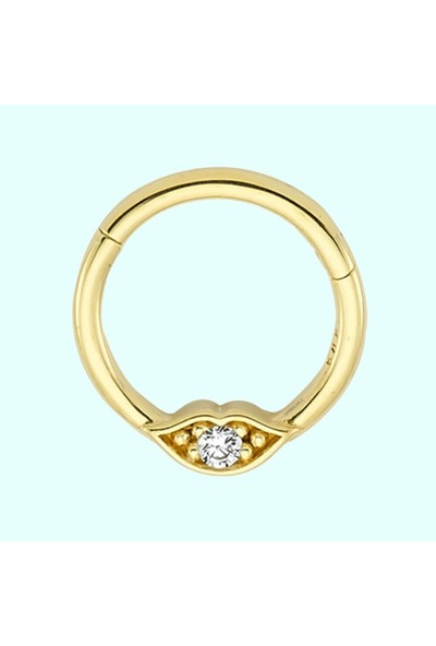SembolGold Altın Halka Piercing Tektaş Dudak 14 Ayar SembolGold Altın Halka Piercing Tektaş Dudak 14 Ayar