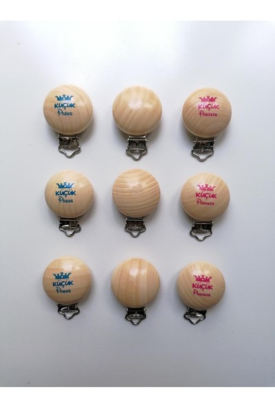 Sihirli Halka Ahşap Emzik Klipsi 9'lu Karışık Set Sihirli Halka Ahşap Emzik Klipsi 9'lu Karışık Set