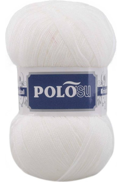 Polosu My Kristal El Örgü Ipi Optik Beyaz 101 Polosu My Kristal El Örgü Ipi Optik Beyaz 101