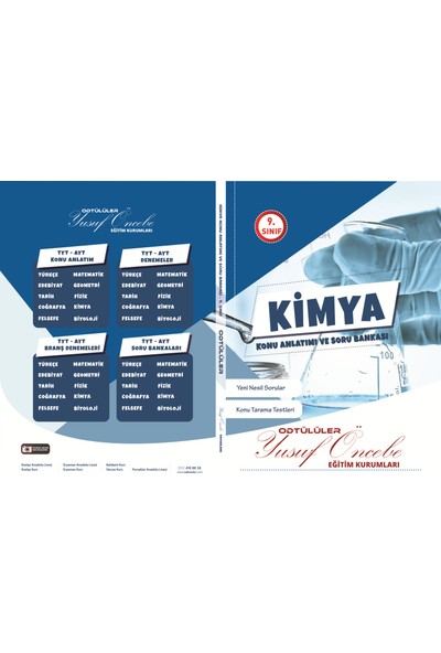 Odtülüler Eğitim Kurumları 9. Sınıf Kimya Konu Anlatımı ve Soru Bankası (Ciltli)