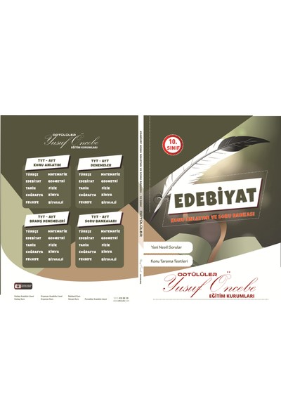 Odtülüler Eğitim Kurumları 10. Sınıf Edebiyat Konu Anlatımı ve Soru Bankası (Ciltli) Odtülüler Eğitim Kurumları 10. Sınıf Edebiyat Konu Anlatımı ve Soru Bankası (Ciltli)