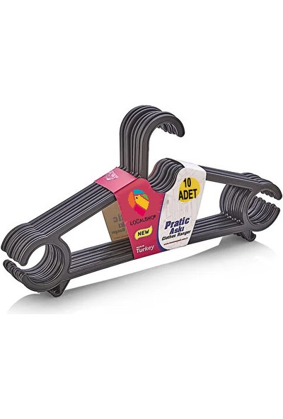 Ekonomik Elbise Askısı 10 Adet