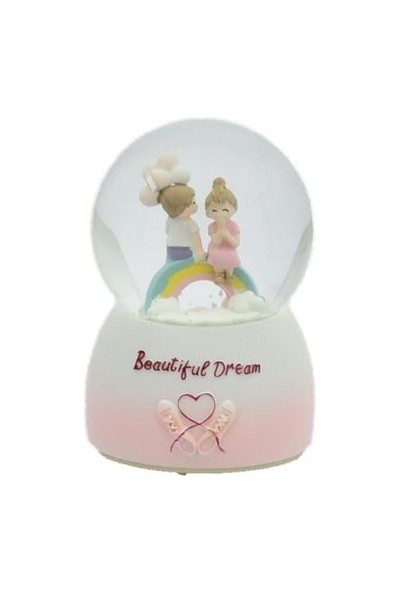 Beaitiful Dream Işıklı Müzikli Kar Küresi Orta Boy