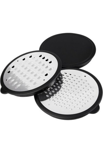 Lotushopping Karıştırma Kabı 5 Parça Çelik Rendeli Kapaklı 24 cm Çelik Karıştırma ve Saklama Kabı 4,6 Lt Arow