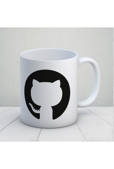 Sevimli Hediye Github Tasarımlı Kupa Bardak Sevimli Hediye Github Tasarımlı Kupa Bardak