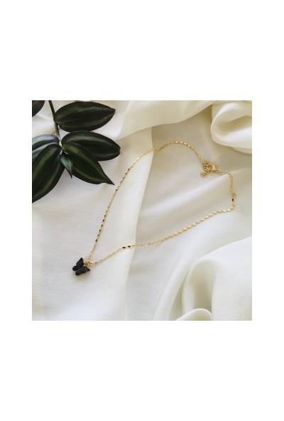 Pearl Beads Bahar Geldi Kelebek Gold Zincir Kolye Pearl Beads Bahar Geldi Kelebek Gold Zincir Kolye