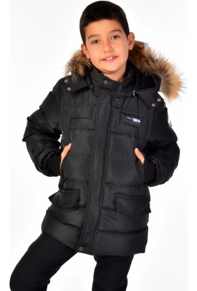 Benitto Kids Natürel Kürklü Erkek Çocuk Şişme Mont 51246 Benitto Kids Natürel Kürklü Erkek Çocuk Şişme Mont 51246