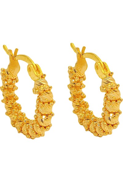 Cigold Taşsız Küpe 22 Ayar Altın 4.91 gr K1TB01027331 Cigold Taşsız Küpe 22 Ayar Altın 4.91 gr K1TB01027331