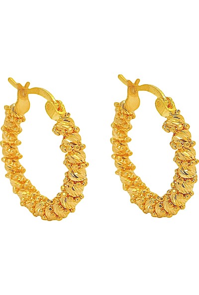 Cigold Taşsız Küpe 22 Ayar Altın 5.99 gr K1TB01027336