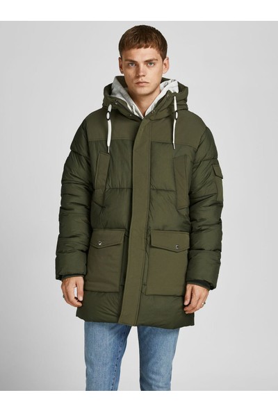 Jack Jones Erkek Uzun Mont KABAN12198184