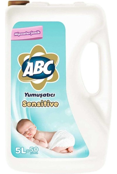 Abc Çamaşır Yumuşatıcı 5 Lt Sensitive 4'lü Abc Çamaşır Yumuşatıcı 5 Lt Sensitive 4'lü