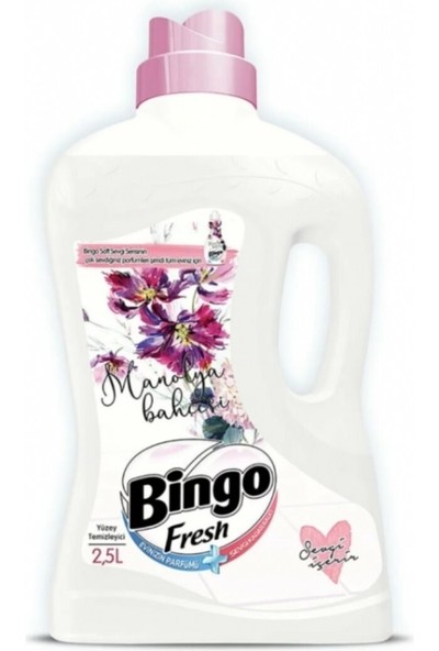 Bingo Yüzey Temizleyici 2,5 Lt Manolya x 6
