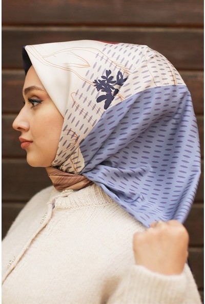 Ma'polien Renkli Twill Eşarp