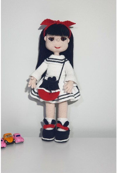 Lotus Collection Organik Örgü Oyuncak Amigurumi Bebek Siyah-Beyaz Lotus Collection Organik Örgü Oyuncak Amigurumi Bebek Siyah-Beyaz