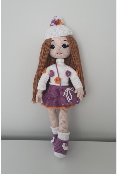 Lotus Collection Organik Örgü Oyuncak Amigurumi Beyaz Şapkalı Kız Bebek Lotus Collection Organik Örgü Oyuncak Amigurumi Beyaz Şapkalı Kız Bebek