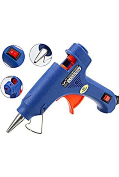 Yayke Sıcak Silikon Tabancası 80 Watt Koruma Anahtarlı - 1 Adet Silikon