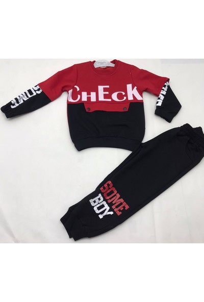 Yavrucak Erkek Çocuk Sport Mevsimlik Check Baskılı 2li Takım