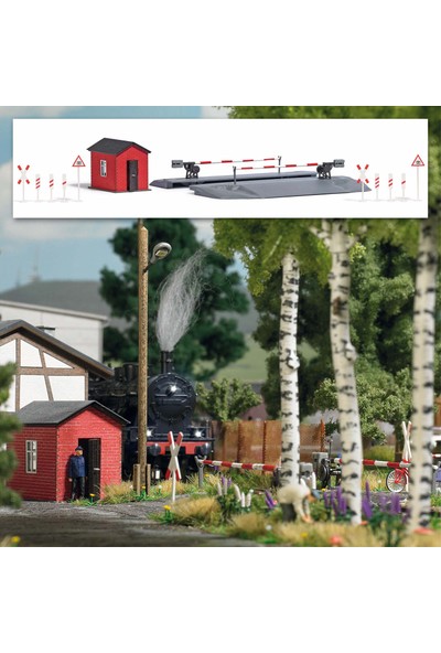 Busch Maket Model Demiryolu Bariyeri Ho 1/87 N:1396