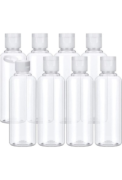 100ML 1 Adet Şeffaf Plastik Şişe+Flip Top Kapak Dezenfektan Şişesi,açmalı Kapak,boş Şişe 100 ml 100ML 1 Adet Şeffaf Plastik Şişe+Flip Top Kapak Dezenfektan Şişesi,açmalı Kapak,boş Şişe 100 ml