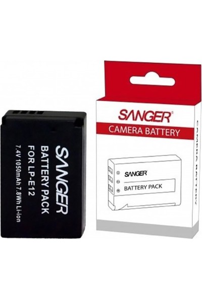 Sanger LP-E12 Canon Fotoğraf Makinesi Bataryası Sanger LP-E12 Canon Fotoğraf Makinesi Bataryası