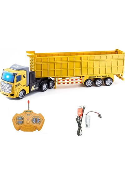 Pop Şeker Uzaktan Kumandalı Şarjlı Full Fonksiyon Işıklı Gerçekçi Tır Büyük Boy 35CM.