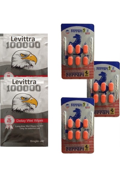Levitra Mendil 2 Adet + F 130 Mg 6'lı 3 Adet Sertlestırıcı Gecıktırıcı