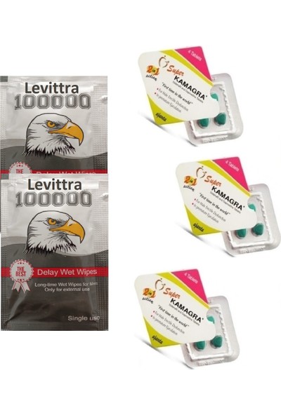 Levitra Mendil 2 Adet + K 130 Mg 4'lü Adet Sertlestırıcı Gecıktırıcı