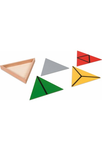 Luluztoys Montessori Yapıcı Üçgenler (Üçgen Kutu)