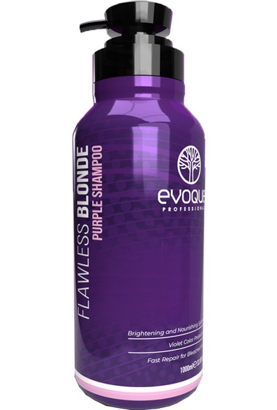 Evoque Sarı Platin Gümüş Saçlara Özel Mor Şampuan 1 Lt