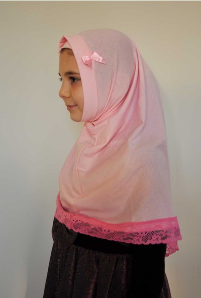 Çocuklar ve Gençler Için Likralı Pratik Eşarp Çocuk Eşarbı