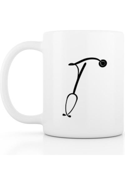 Edda Gift T Harfli Baskı Kupa Bardak 19 Edda Gift T Harfli Baskı Kupa Bardak 19