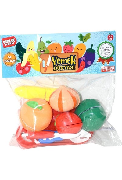 URT007-PVC-2AB Yemek Dünyası Meyve Kesme Seti URT007-PVC-2AB Yemek Dünyası Meyve Kesme Seti