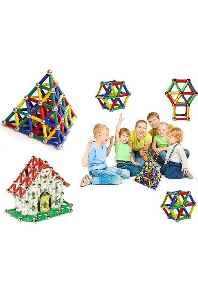 Rennway Magnastix 333 Parça Manyetik LEGO Seti Rennway Magnastix 333 Parça Manyetik LEGO Seti