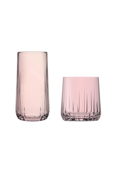 Paşabahçe Nova Bardak Seti Takımı 12 Li Su Meşrubat Bardağı 2 Boy Pembe Paşabahçe Nova Bardak Seti Takımı 12 Li Su Meşrubat Bardağı 2 Boy Pembe
