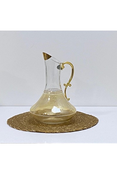 Sigma Altın Yaldızlı Cam Karaf Sürahi