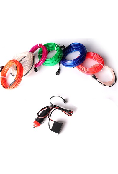 En-Sa Neon Torpido Ledi Araç Içi Renkli Neon Ip Şerit Çakmaklık Soketli Tüm Renkler En-Sa Neon Torpido Ledi Araç Içi Renkli Neon Ip Şerit Çakmaklık Soketli Tüm Renkler