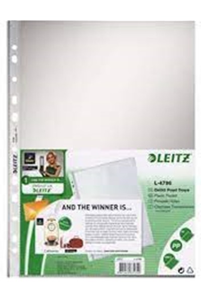 Leitz L-4796 A4 Poşet Dosya - 100 Adet