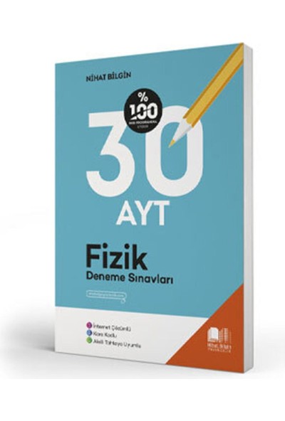 Nihat Bilgin 30 AYT Fizik Deneme Sınavları