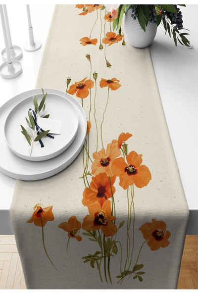 Kate Louise Botanik Çiçek Bohem Temalı 140X40 cm Dijital Baskılı Runner Kate Louise Botanik Çiçek Bohem Temalı 140X40 cm Dijital Baskılı Runner